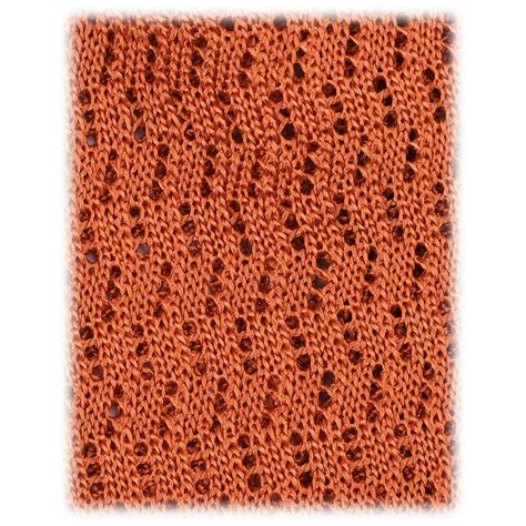 Viola Milano Knitted Zig Zag Pattern Silk Tie Orange Handmade In Italy Luxury Exclusive