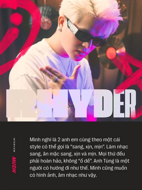 Quang Anh Rhyder N I V S So S Nh V I S N T Ng C C Ng Theo Style Nh C Sang N M C Sang