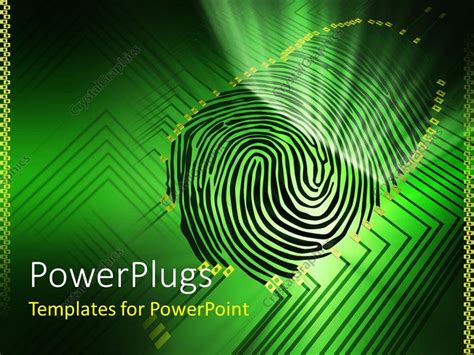 Fingerprint Powerpoint Template