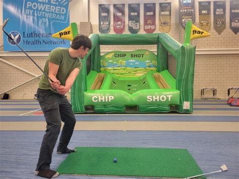 Golf Chip Shot Bouncy Giggles Jumping Castle Hire