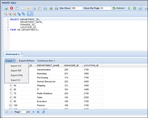 Dbhawk Online Sql Editor Data Export
