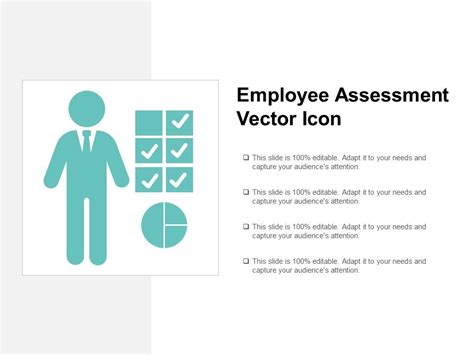 Employee Assessment Vector Icon Ppt Powerpoint Presentation Infographic Template Example