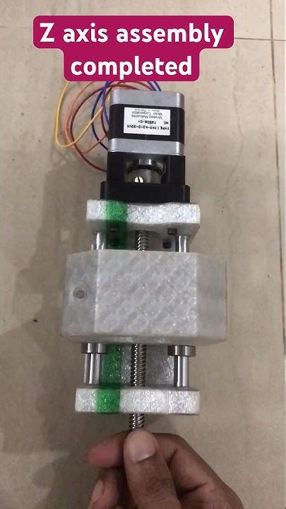 Cnc Z Axis Assembly Completed Cncmachine Grbl Engraving Youtube