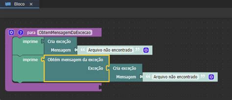 obtém mensagem da exceção get exception message cronapp docs
