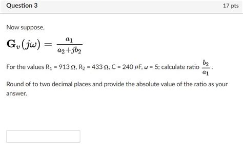 Solved Use The Following Circuit To Answer Questions Chegg