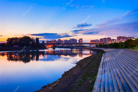 Premium Photo Kuban River Krasnodar City Aerial Skyline