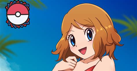 ポケモン人間絵 セレナ水着 白斎のイラスト Pixiv