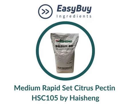 Powder Medium Rapid Set Citrus Pectin Hsc105 By Haisheng Packaging Type Bag At Best Price In