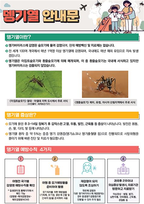부산시 지역거점 뎅기열 예방관리사업 추진