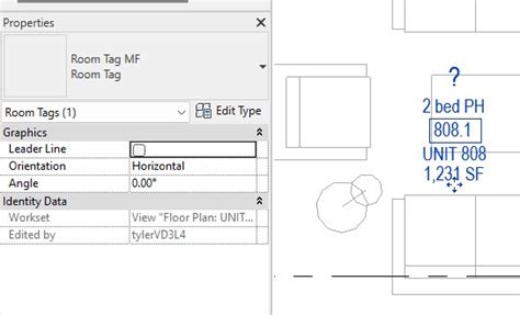 solved room tag won t show shared parameter autodesk community