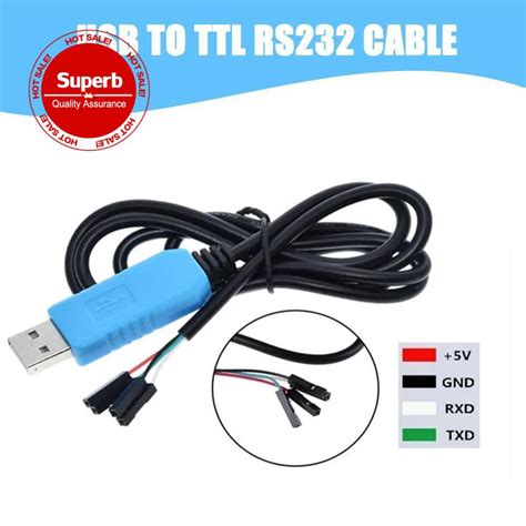 Pl2303ta Usb Ttl To Rs232 Converter Serial Cable Mod St Z0x7 Shopee
