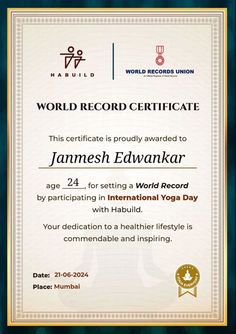 Janmesh E On Linkedin Yogaday Yoga Internationalyogaday Mumbai Linkedin Worldrecord