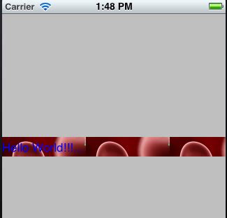 Iphone How To Stretch Image To Fill The Label Width Set In Background In UILabel Stack Overflow
