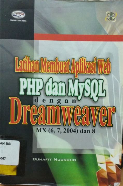 latihan membuat aplikasi web php dan mysql dengan dreamweaver 2008