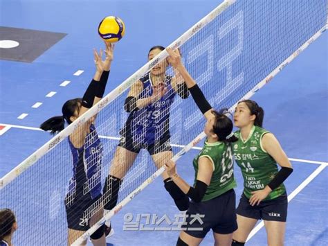 포토 정대영 김지원 감각적인 속공 네이트 스포츠