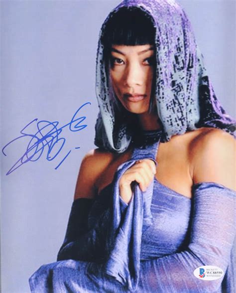 Bai Ling Signed Star Wars Revenge Of The Sith 8x10 Photo Beckett