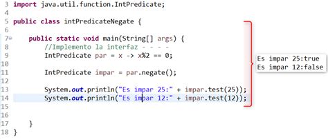 Java 8 Interfaz Funcional Intpredicate
