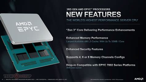 Amd Announces 3rd Generation Epyc 7003 Enterprise Processors Techpowerup