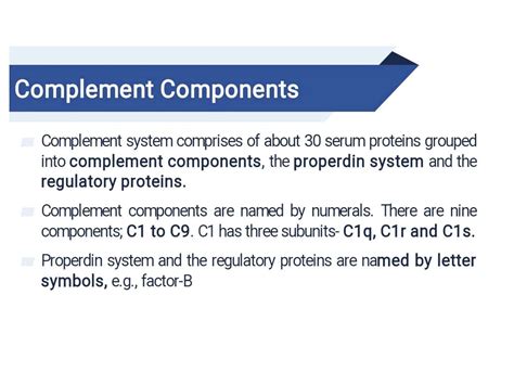 Complement System Microbiology Immune System Ppt