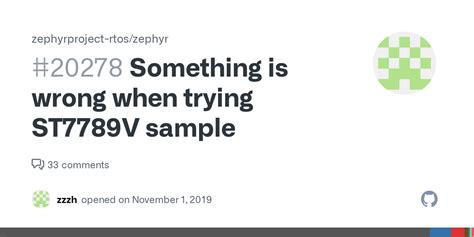 Something Is Wrong When Trying St7789v Sample · Issue 20278