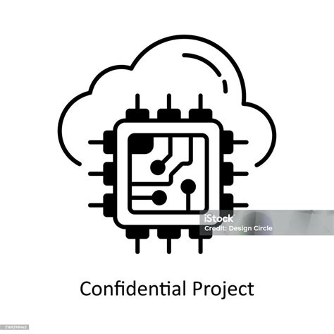 기밀 프로젝트 벡터 솔리드 아이콘 디자인 일러스트 벽지 흰색 배경에 정보 기술 기호 Eps 10 파일 0명에 대한 스톡 벡터 아트 및 기타 이미지 Istock