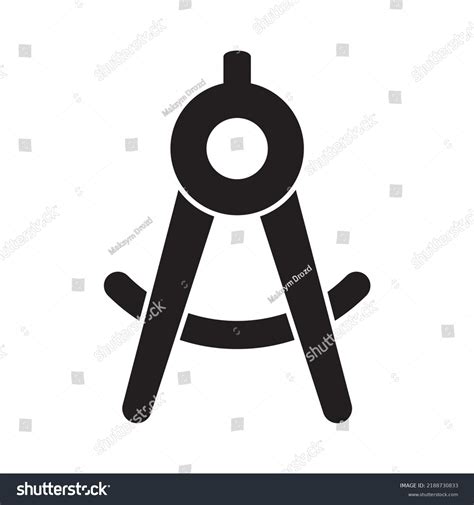 Drawing Compass Icon Divider Icon Website Stock Vector Royalty Free 2188730833 Shutterstock