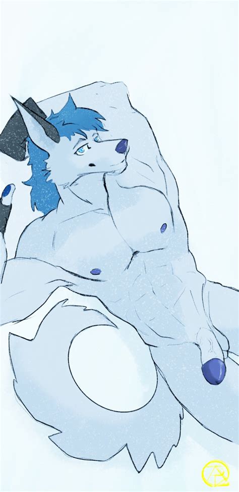 Rule 34 Abs Anthro Arctic Fox Blue Eyes Canid Canine Digital Media