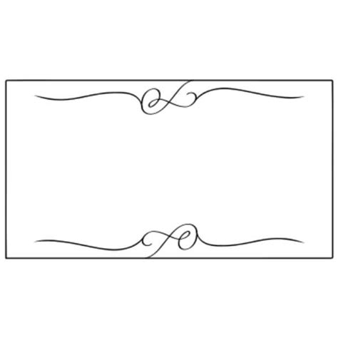 Download Elegant Rectangular Frame With Swirls Frames Online Creative