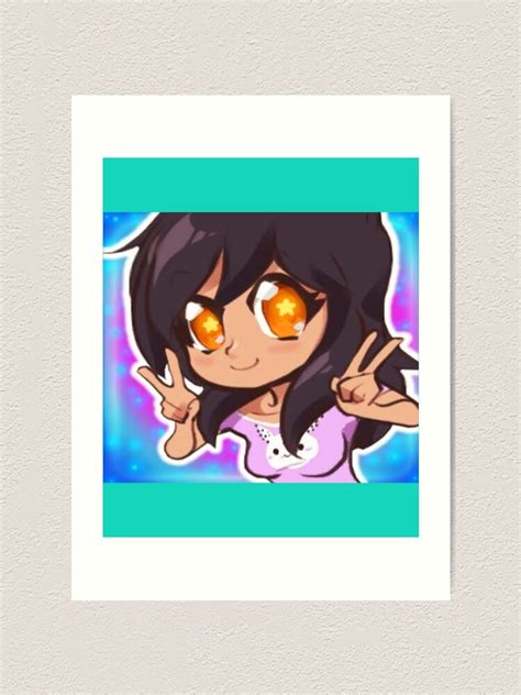 Aphmau Aphmau Aphmau Aphmau Aphmau Art Print For Sale By Dxdesignts Redbubble