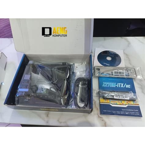 Jual Motherboard Mainboard Mobo ASRock Z270M ITX Ac Mini Itx Socket 1151 DDR4 Gen 6 Gen 7 New