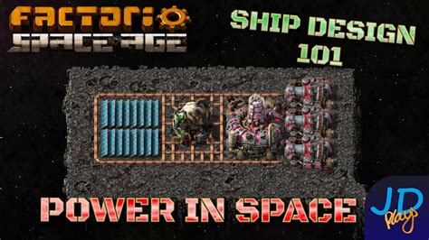 Ship Design 101 Power In Space ⚙️ Factorio Space Age 🏭 Tutorial Walkthrough Youtube