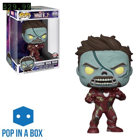 Marvel What If Zombie Iron Man 10 Inch Exc Funko Pop Vinyl Now