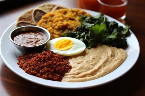 Spicy Ethiopian Breakfast Idea Yummy Delicious Ethiopian Food Image