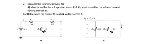 Solved Consider The Following Circuits Fora ﻿what Should