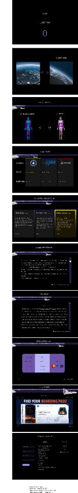 Space Travel Wizard Cosmotourism Design Web Figma