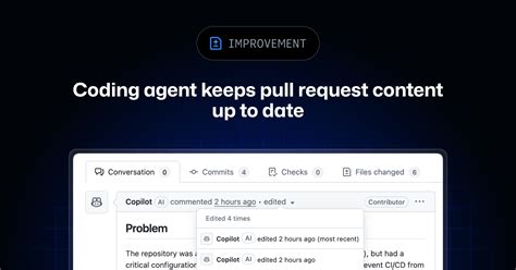 Copilot Coding Agent Keeps Pull Request Titles And Bodies Up To Date