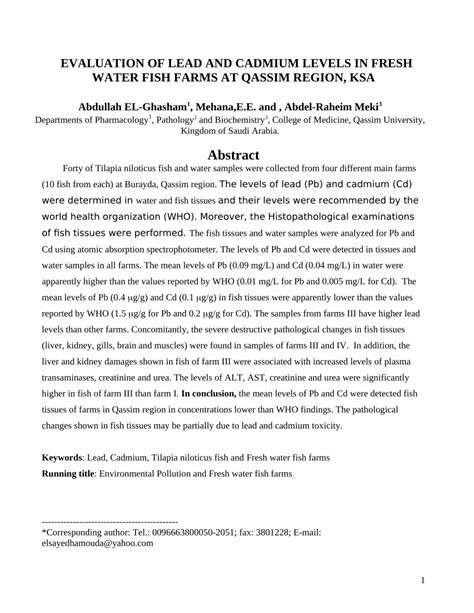 Pdf Pesticides Toxicity In Fish With Particular Reference To Insecticides