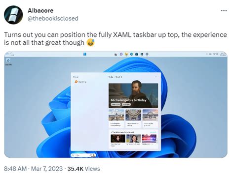 Ms 윈도우 11 작업표시줄 이동 기능 추가하나 케이벤치 주요뉴스