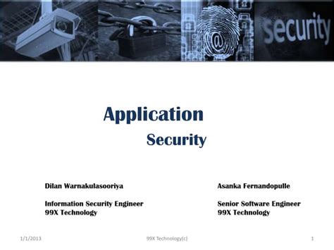 Application Security Overview Pptx