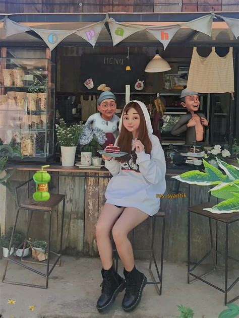 6 Editan Foto Kak Ros Upin Ipin Jadi Selebgram Hits Ini Modis Banget