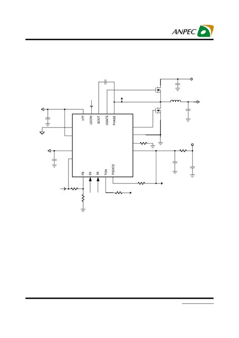 apw8868b datasheet 14 26 pages anpec ddr2 and ddr3 ddr3l synchronous