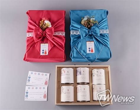 자연애 상견례선물 위한 수제한차선물세트 출시