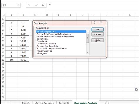 Performing Trend Analysis With Ms Excel Excel Zoom