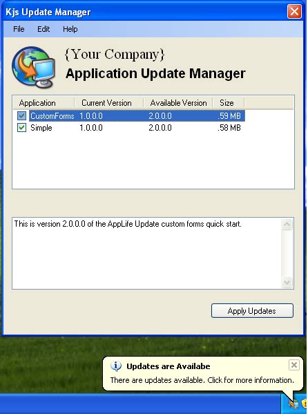 Update Manager Solution Lab Example Kinetic Jump Software Llc
