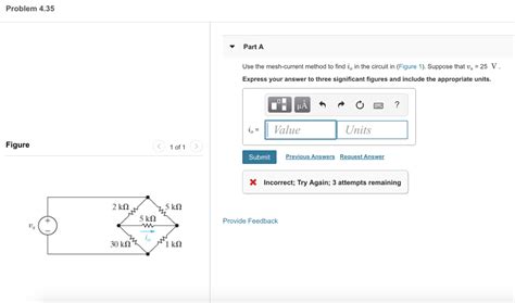 Solved Problem Part A Use The Mesh Current Method To Chegg Com
