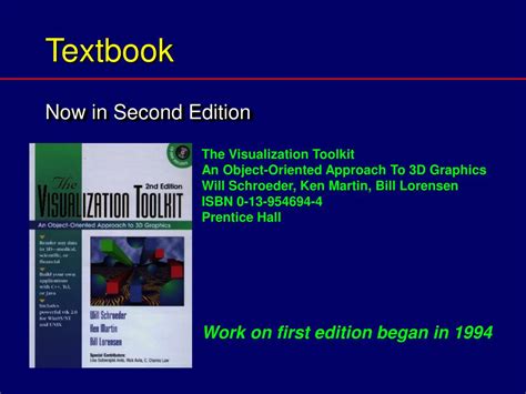 Ppt The Visualization Toolkit Vtk Powerpoint Presentation Free