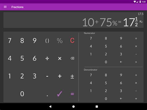 fractions calculator calculate and compare สำหรับ android ดาวน์โหลด