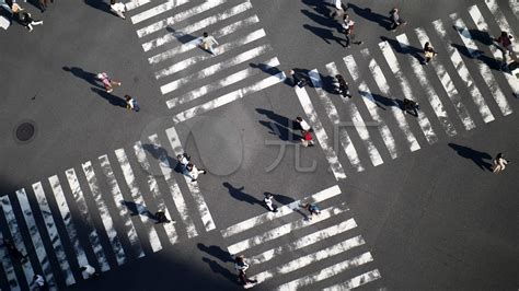 一群人，通勤者，走在涩谷路口 3840x2160 高清视频素材下载 编号 9027366 实拍视频 光厂 Vj师网