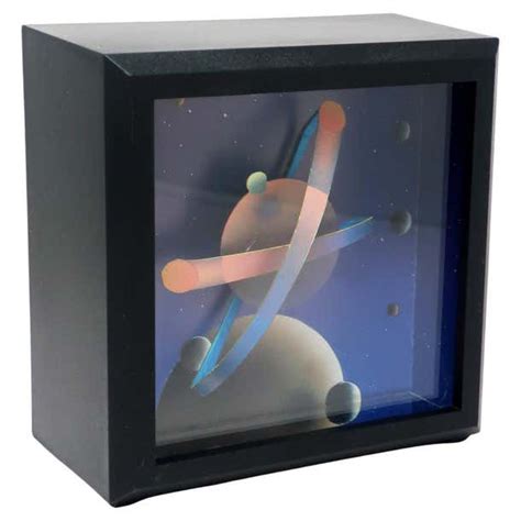 1987 Postmodern Desk Clock By Douglas Chalk For Clever Clocks At 1stdibs