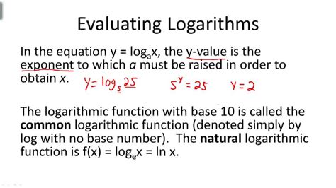 Evaluating Logarithms Precalculus Overview Video Calculus CK Foundation